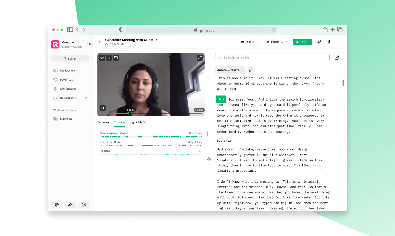 How to Transcribe Interviews in 3 Easy Steps | Grain Blog